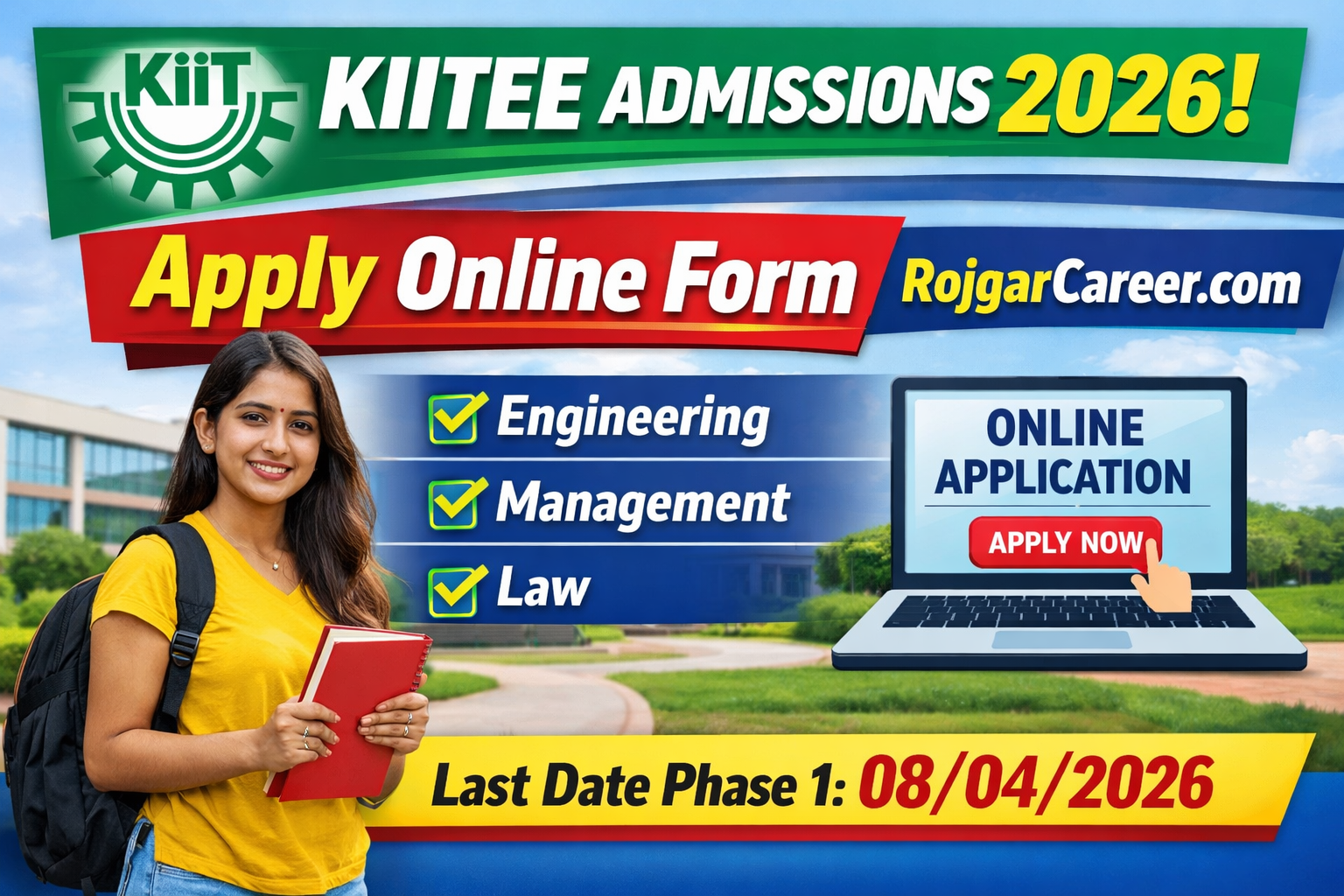 KIITEE Admissions 2026 : Apply Online Form - Rojgar Career